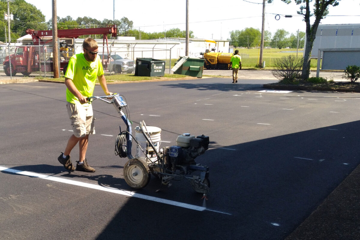 Sealing and Striping – ASPAC Paving Company